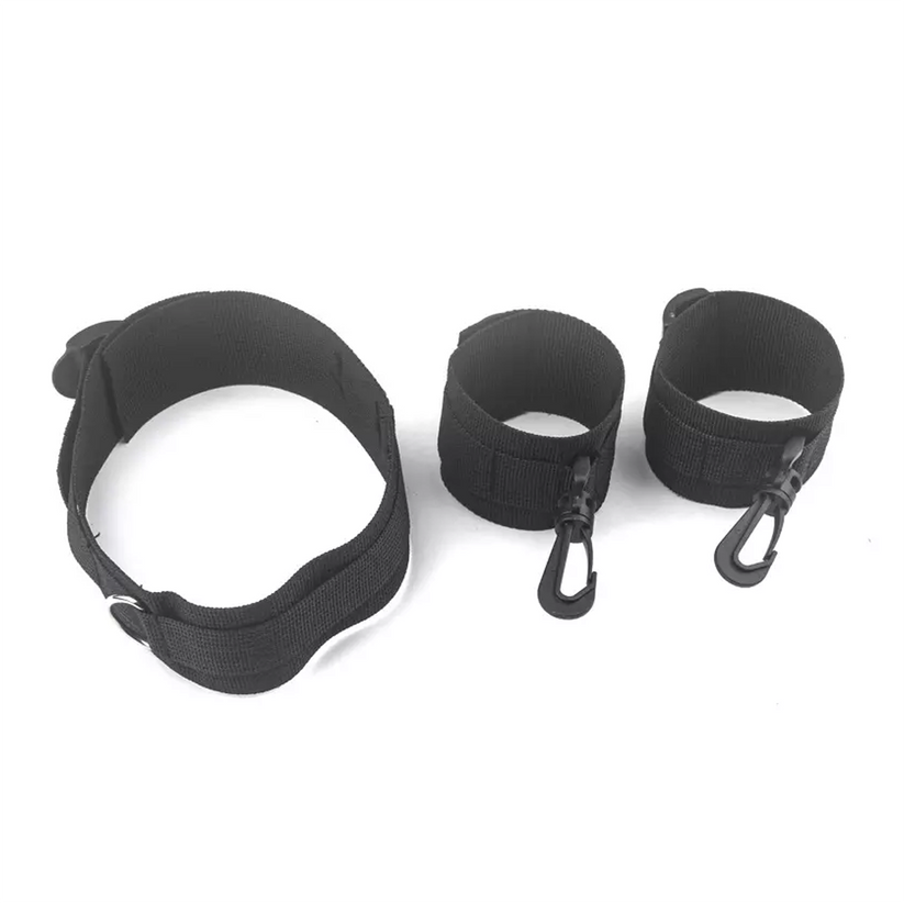 Collared and Cuffed Restraint System – Peachy BDSM